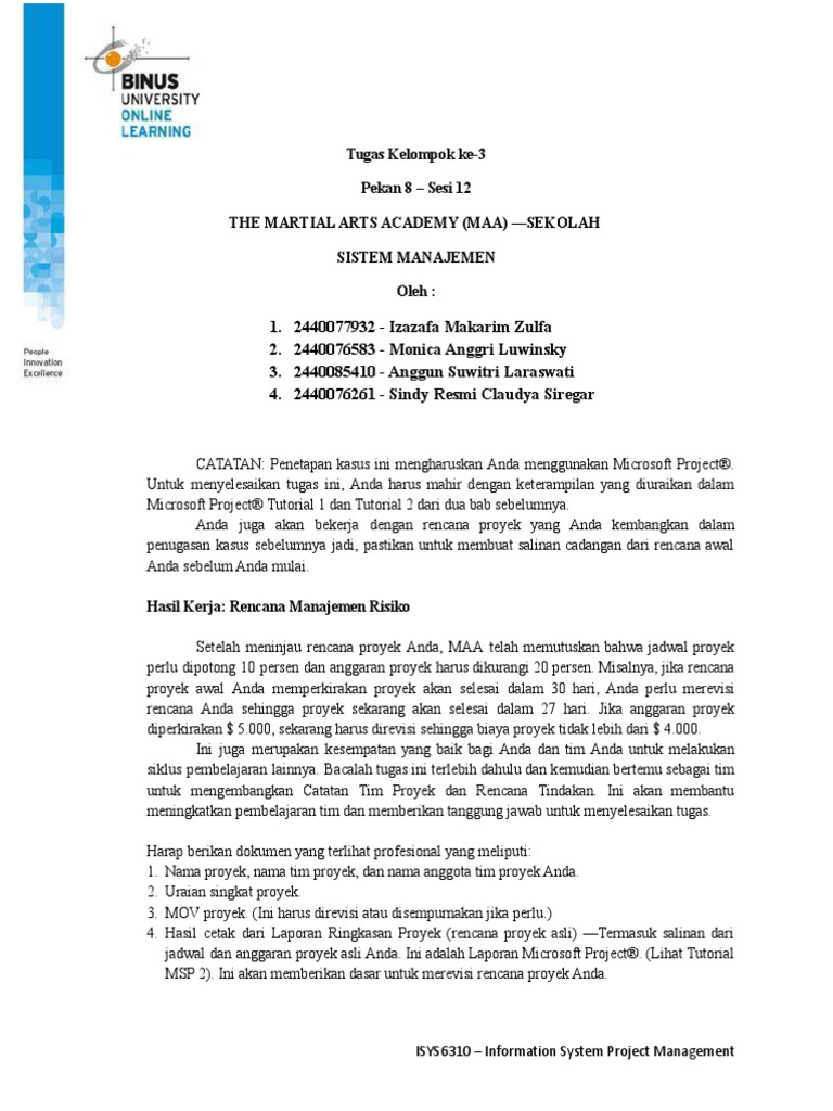 2121 Isys6310035 Jfba TK3-W8-S12-R2 Team3 | PDF | Komputer