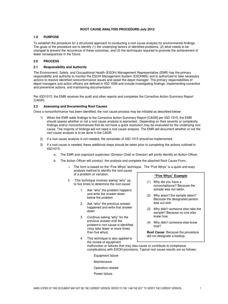 Root Cause Analysis Template 38 | PDF | Electronic Health Record ...