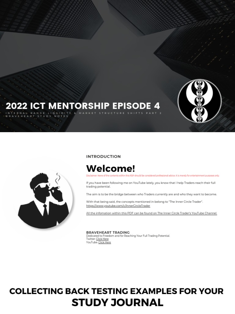 2022 ICT Mentorship Episode 4 | PDF | Market Liquidity | Communication