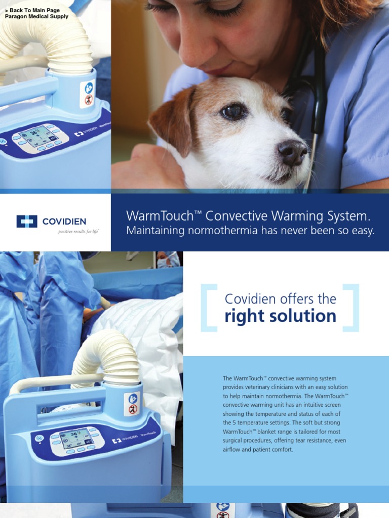 Warmtouch Convective Warming System.: Maintaining Normothermia Has ...