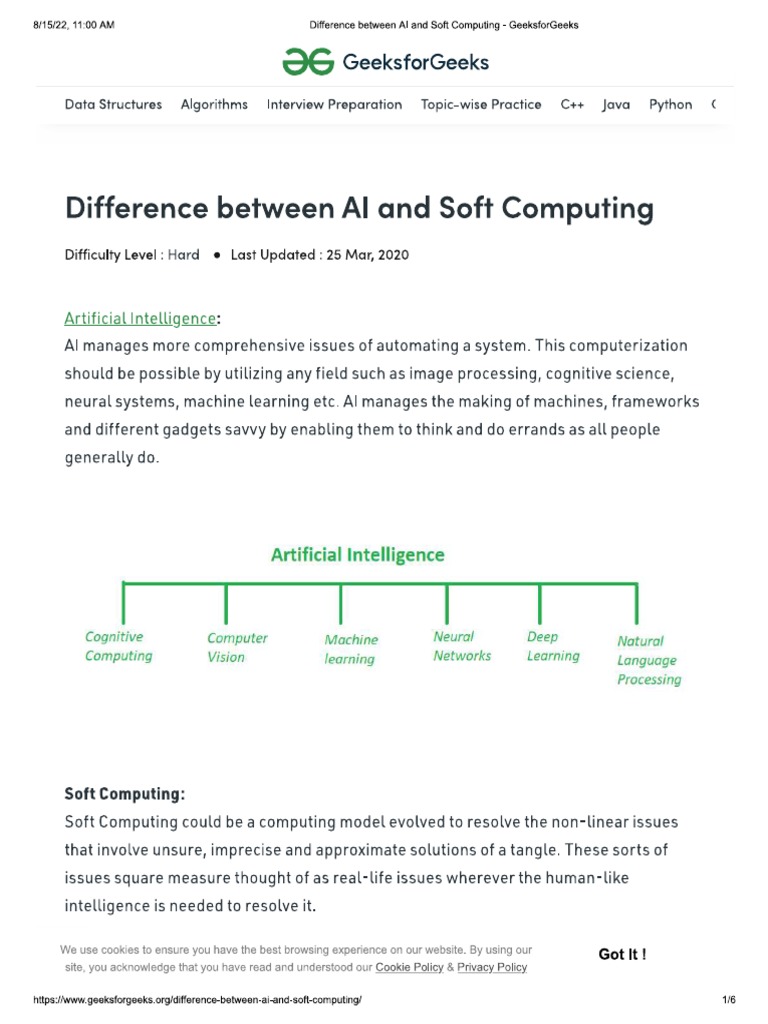 AI and Soft computing | PDF