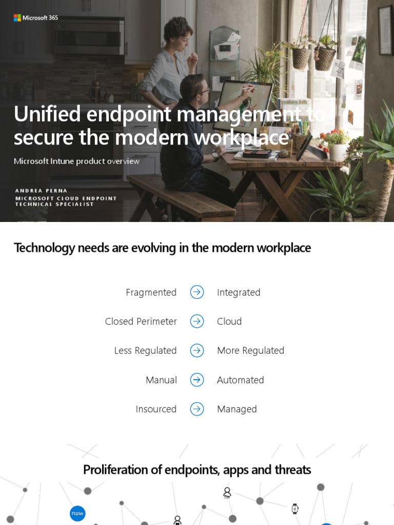 Intune - L200 - Intune Product Overview - FINAL | PDF | Mobile App | Cloud Computing