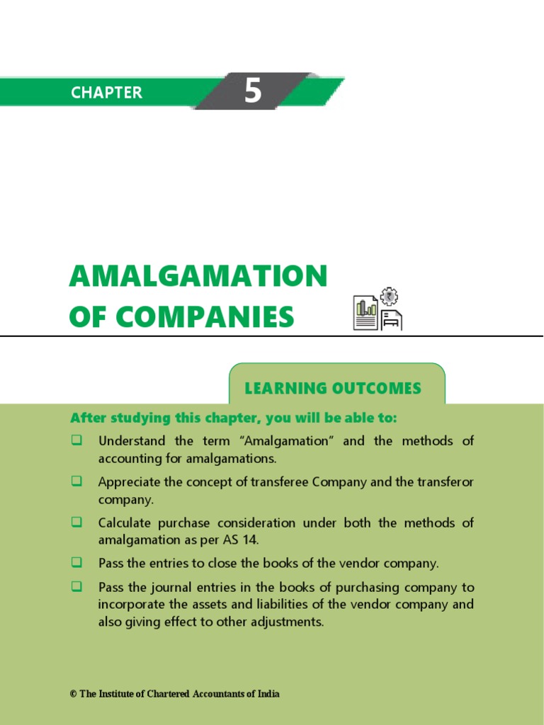 5) Amalgamation of Companies | PDF | Equity (Finance) | Consolidation ...