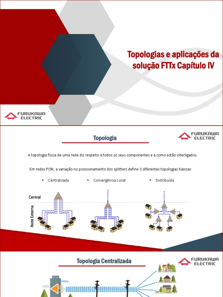 Topologia Centralizada em Redes FTTx | PDF | Rede de computadores ...