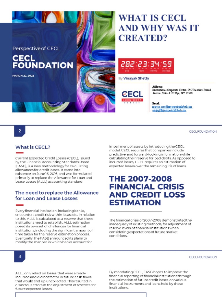 What Is CECL and Why It Was Created | PDF | Banks | Financial ...