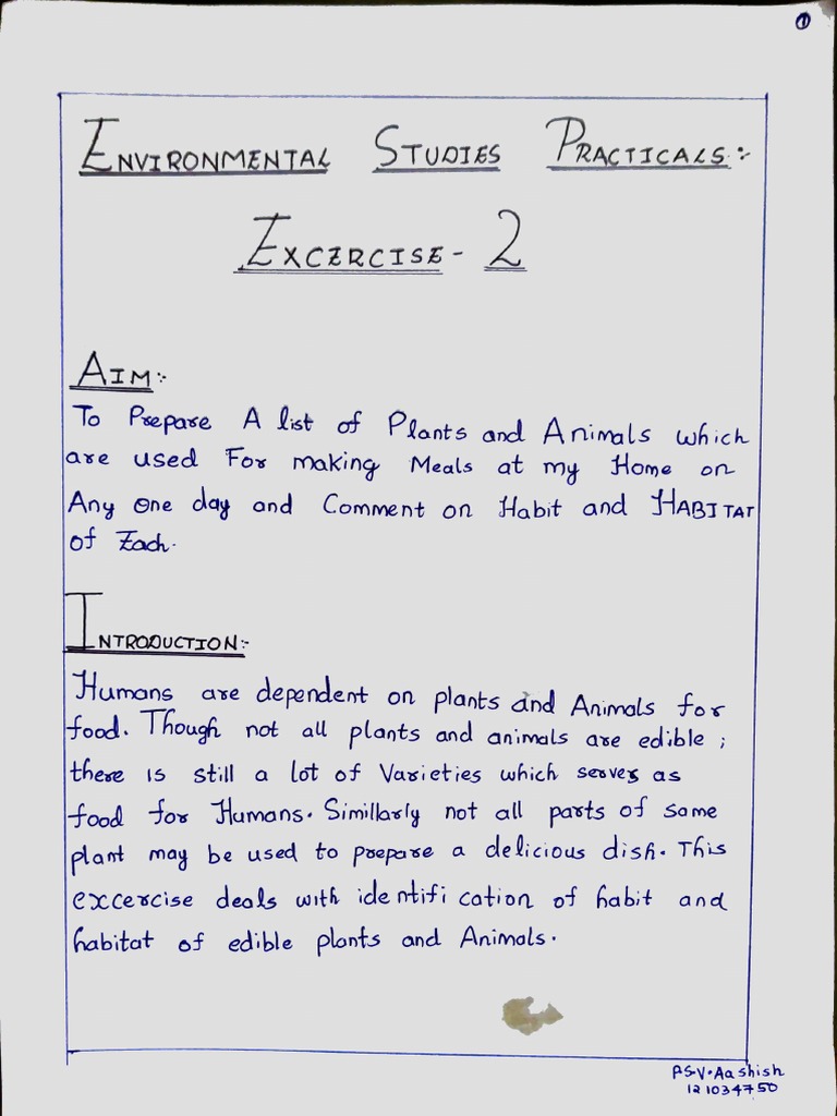 EVS Practical 2 | PDF