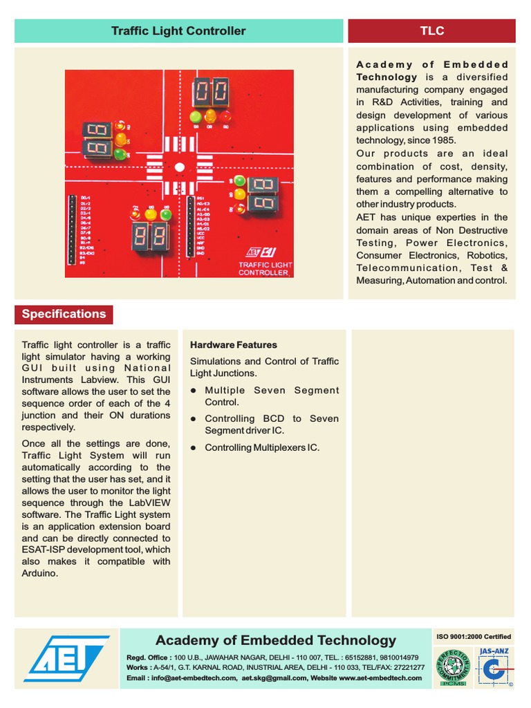 8051 Interface Kit - Traffic Light Controller | PDF | Embedded System ...