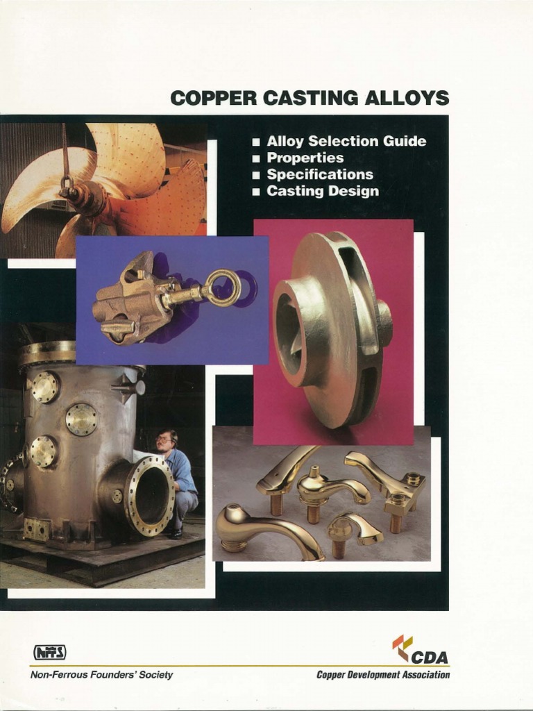 Copper Casting Alloys Guide | PDF | Bronze | Casting (Metalworking)
