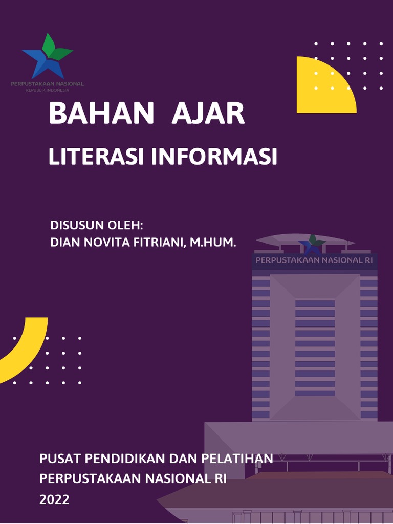 Bahan Ajar Literasi Informasi | PDF