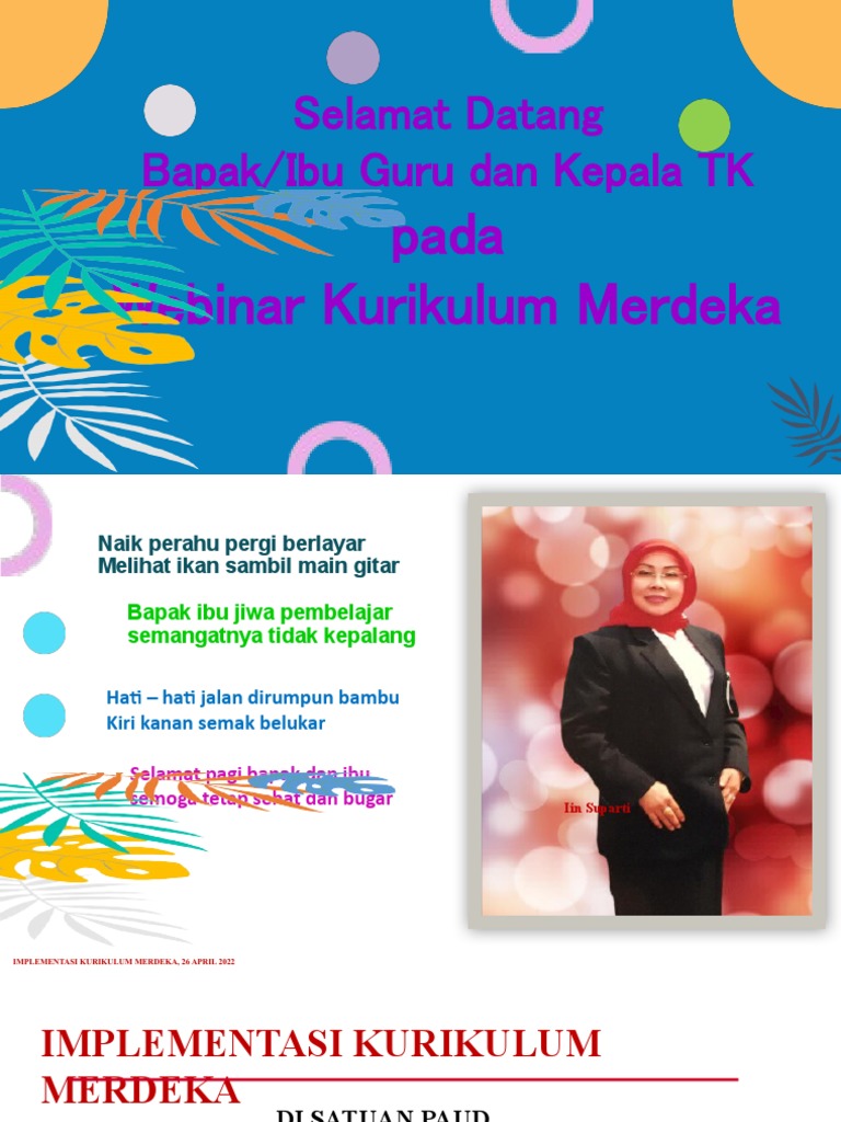 PPT Kurikulum Merdeka - TK | PDF | Karier & Perkembangan