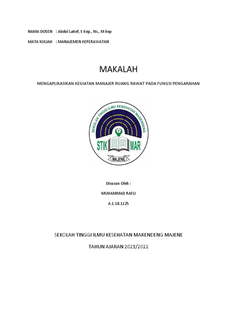 Muhammad Rafli, A.1.18.1125 | PDF