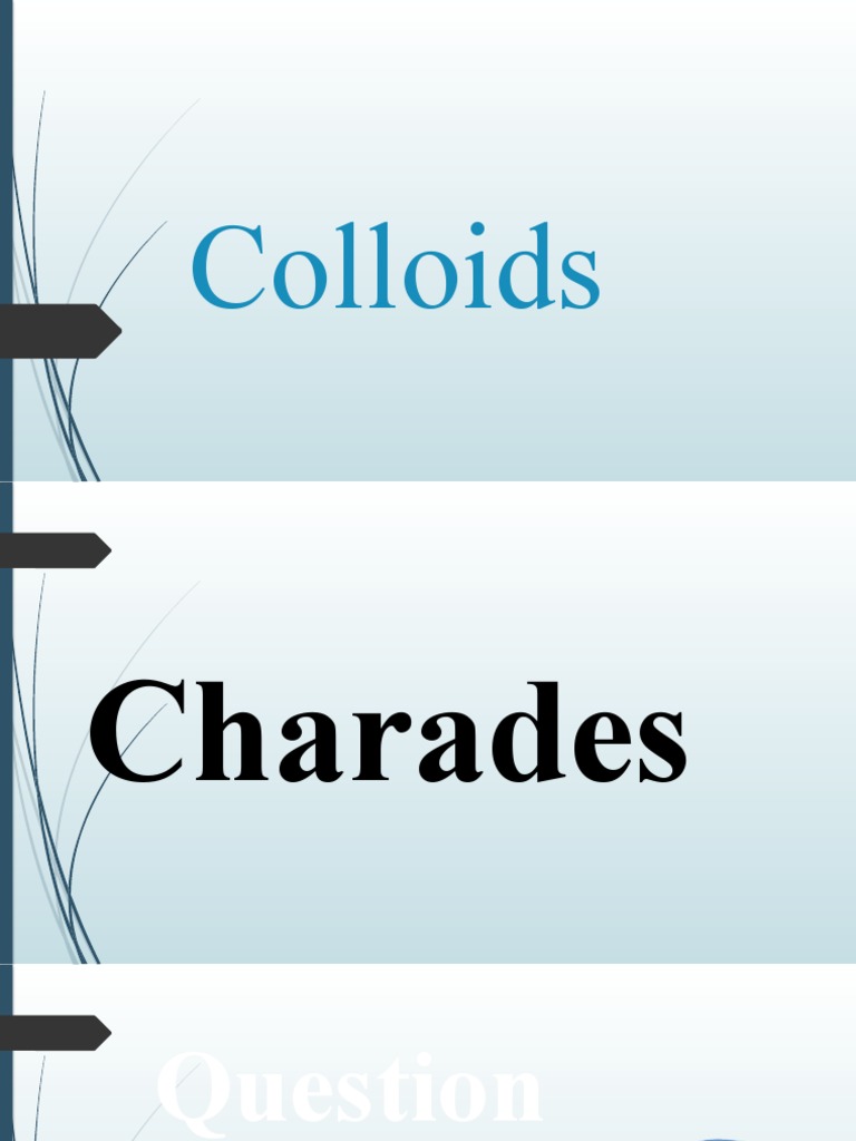 Colloids | PDF | Colloid | Mixture