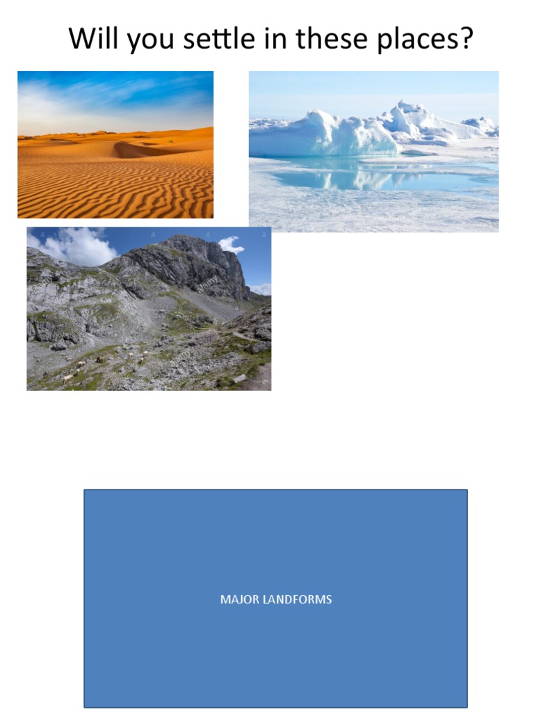 Major Landforms | PDF