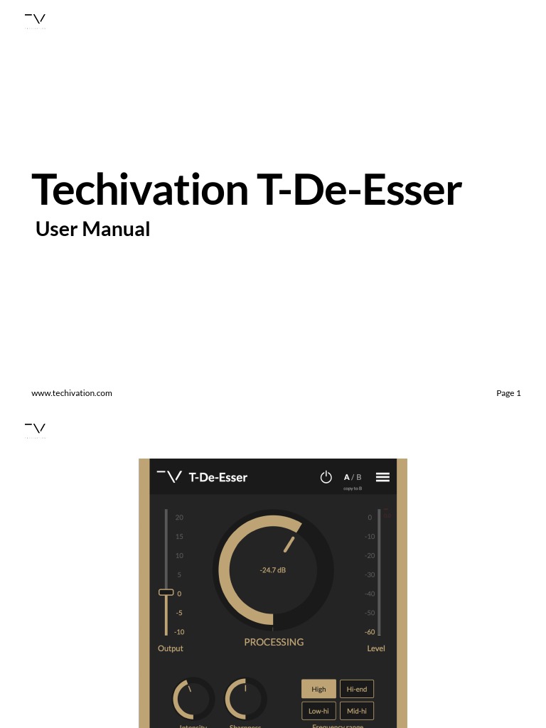 T de Esser Manual | PDF | Software Development | Computer Engineering