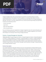 Prosci Change Management Plan Template | PDF | Change Management | Business