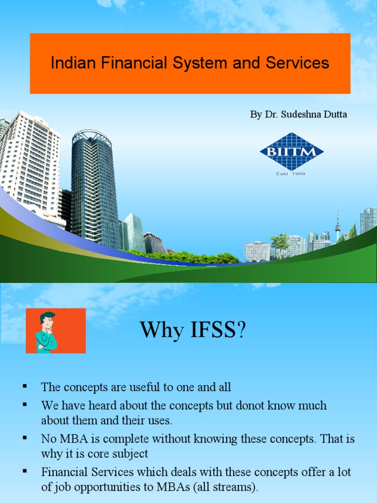 Indian Financial System and Services: by Dr. Sudeshna Dutta | PDF ...