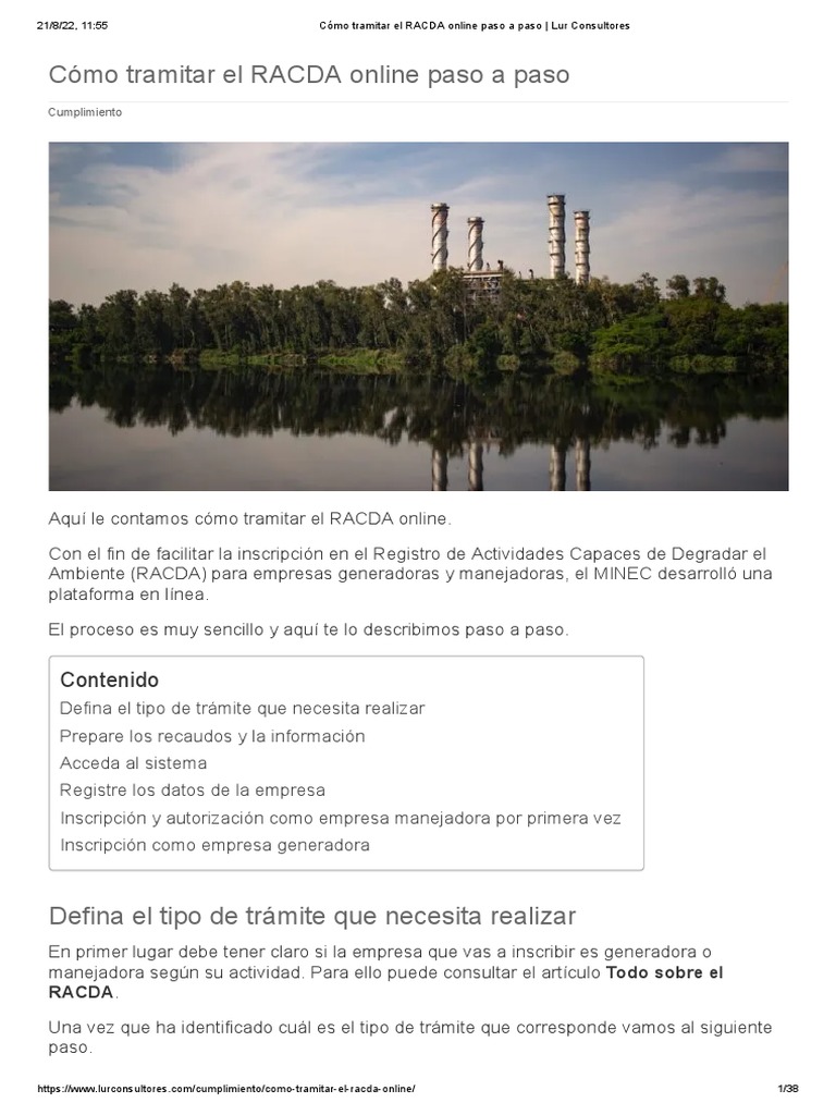 Cómo Tramitar El RACDA Online Paso A Paso - Lur Consultores | PDF | Ventana (informática ...