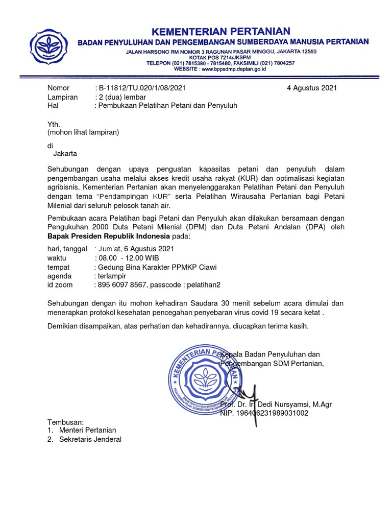 Pelatihan Petani dan Penyuluh 2021 | PDF