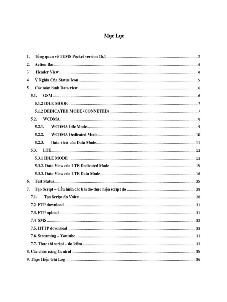 TEMS Pocket 16 | PDF