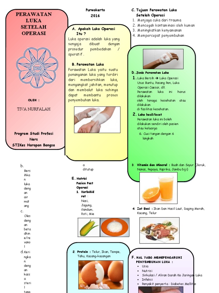 Leaflet Perawatan Luka Post Operasi | PDF