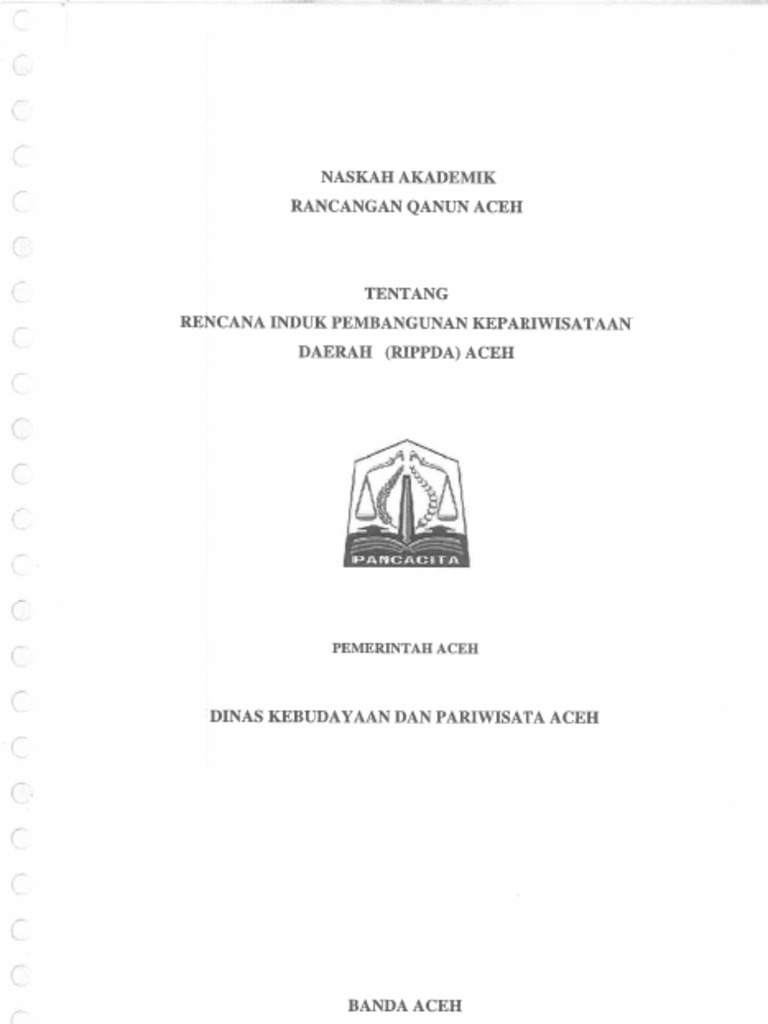 Uploads vs6p Dokumen Uu 2021 06 NASKAH AKADEMIK RANCANGAN QANUN ACEH TENTANG RENCANA INDUK ...