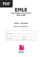 Copia Dictado - Hojas de Respuesta PDF | PDF | Violencia | Ocio