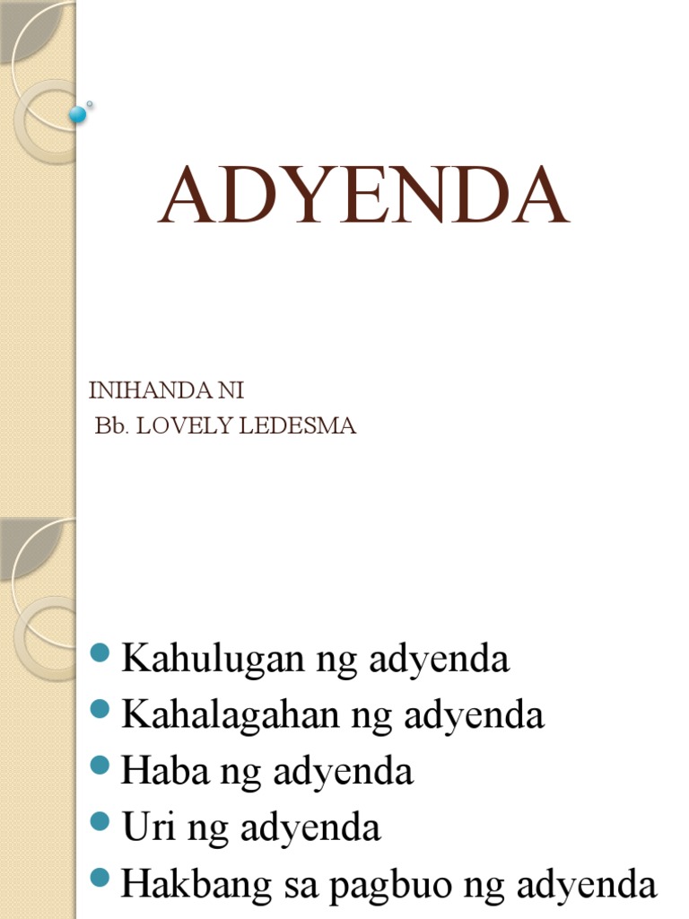 ADYENDA | PDF