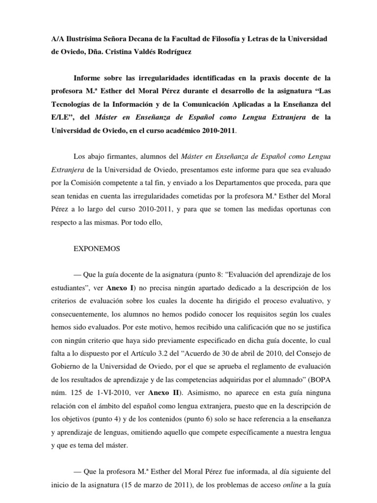 Informe TICs | PDF | Maestros | Universidad