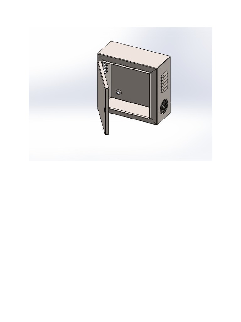 Design of Electrical Enclosure in Solidworks | PDF