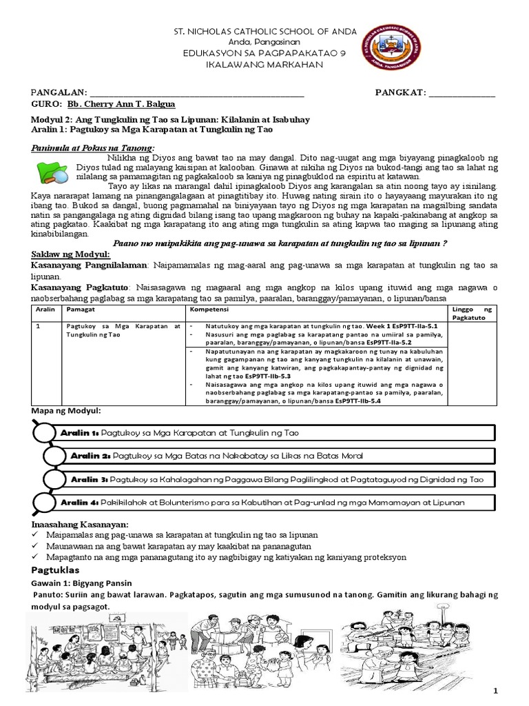 Esp 9 Modyul 2 PDF | PDF