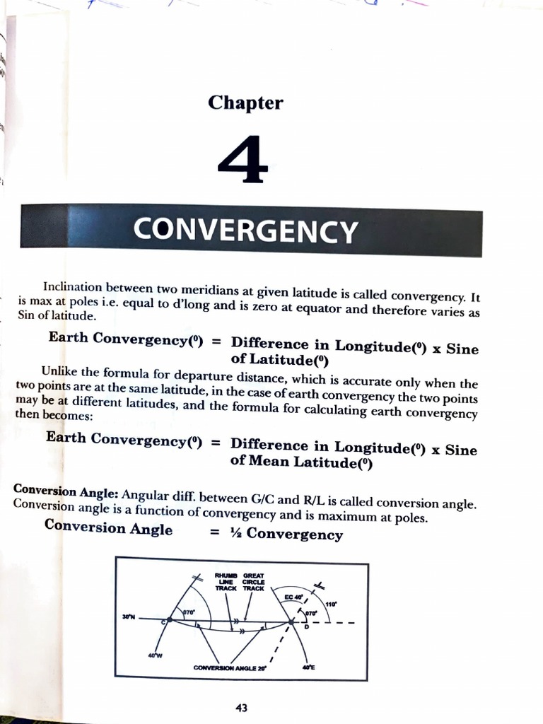 Convergence | PDF | Latitude | Angle