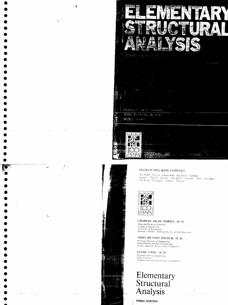 Elementary Structural Analysis - by Wilbur & Norris | PDF