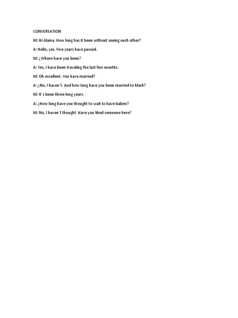 Conversation | PDF