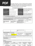 Job-Embedded Learning Contract Template | PDF | Educational Assessment ...