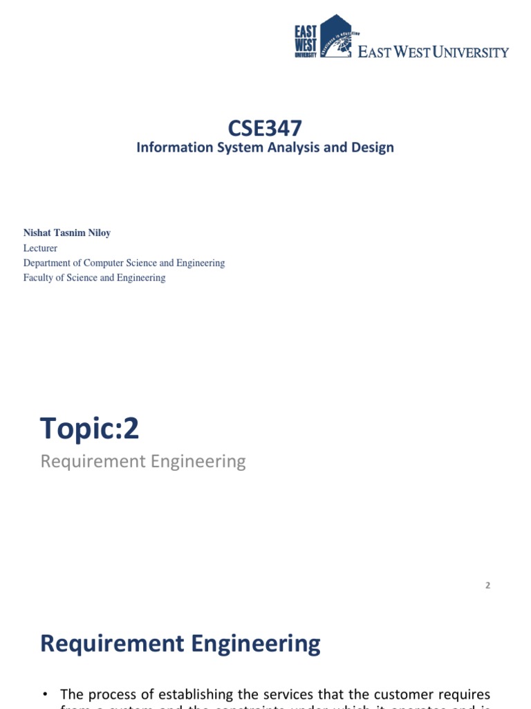 Requirement Engineering | PDF | Use Case | System