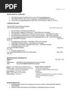 SAP EWM Sample Resume 1 | PDF | Warehouse | Sap Se