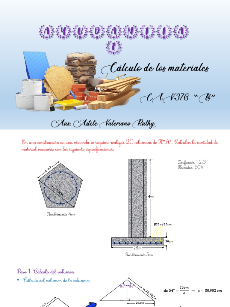 Calculo de Materiales | PDF