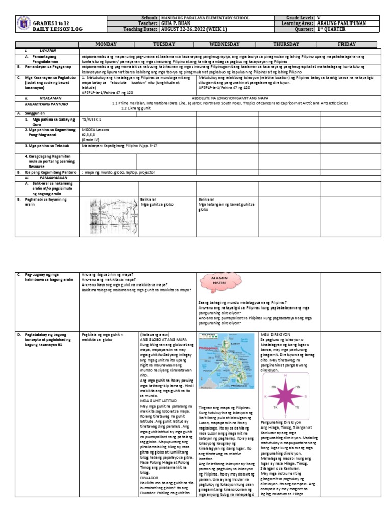 2022 DLL Ap Q1W1 | PDF