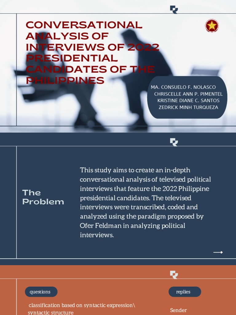 2022 Philippine Presidential Interview Analysis | PDF | Question ...