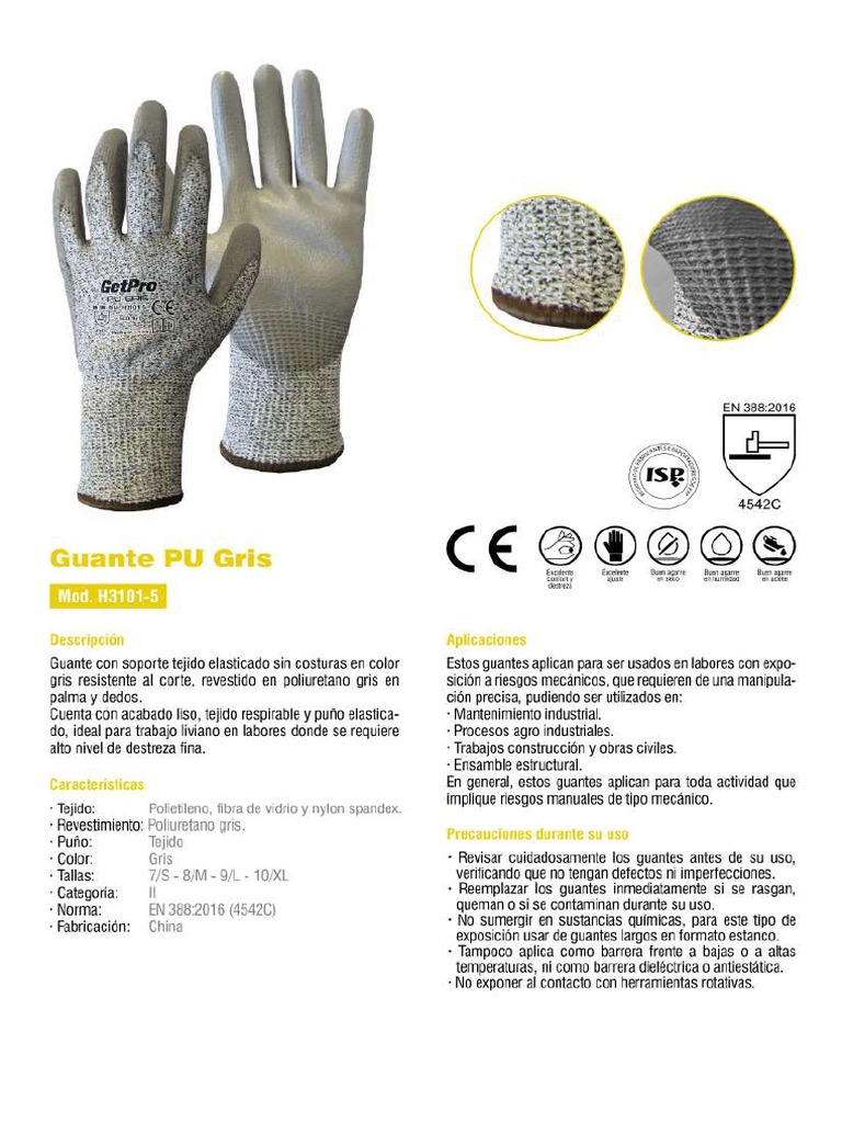 FT Guante Anticorte | PDF