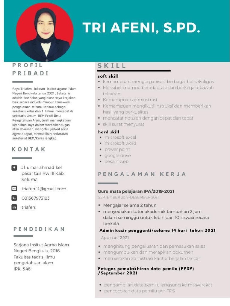 Tri CV Cantik 3 | PDF