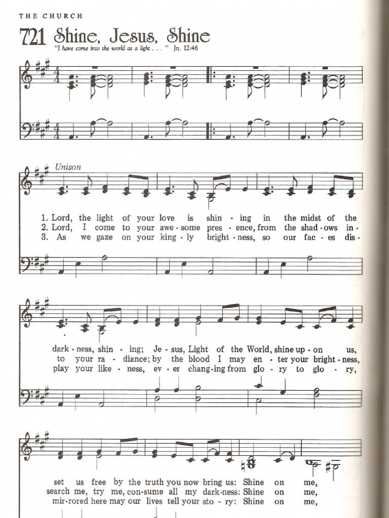 Shine, Jesus, Shine | PDF