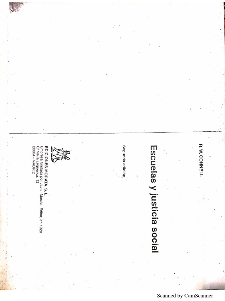 R.W. Connell Escuelas y Justicia Curricular | PDF