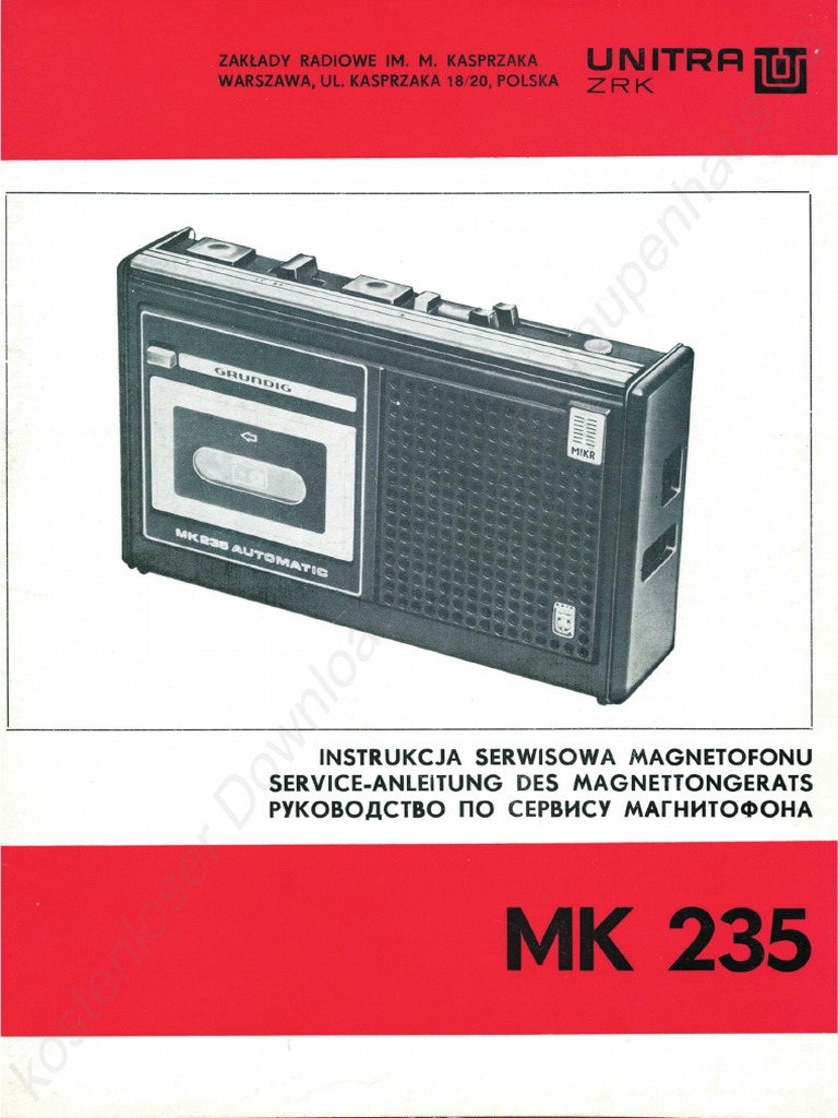 Unitra MK 235 Su | PDF