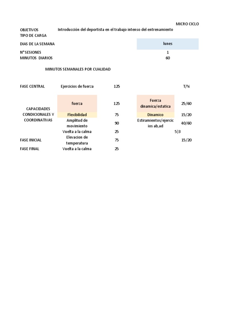 Micro Ciclo Applicacion Apecs | PDF