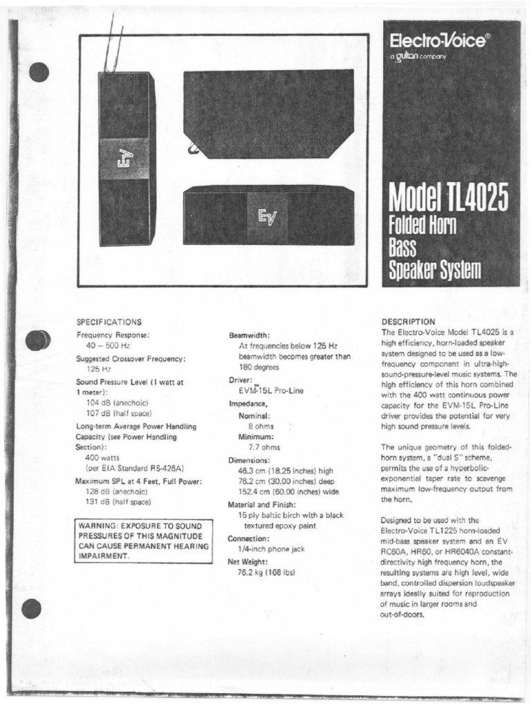 TL4025 Engineering Data Sheet | PDF