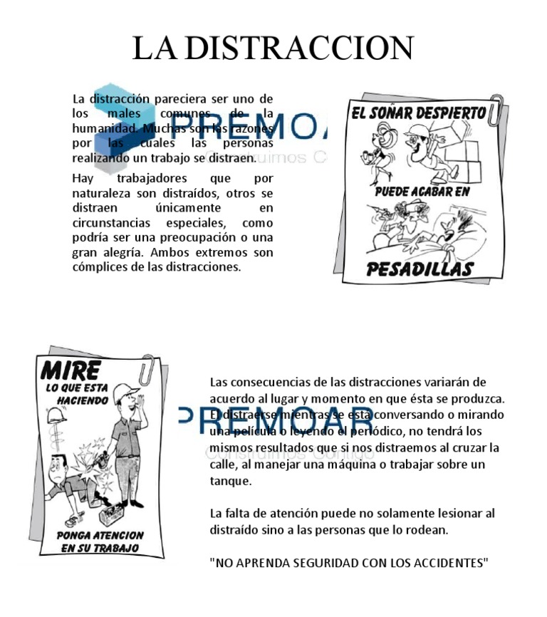 Las consecuencias de la distracción en el trabajo y en la vida diaria | PDF