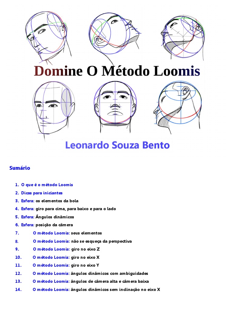 Domine O Método Loomis Leonardo S Bento Pdf Perspectiva