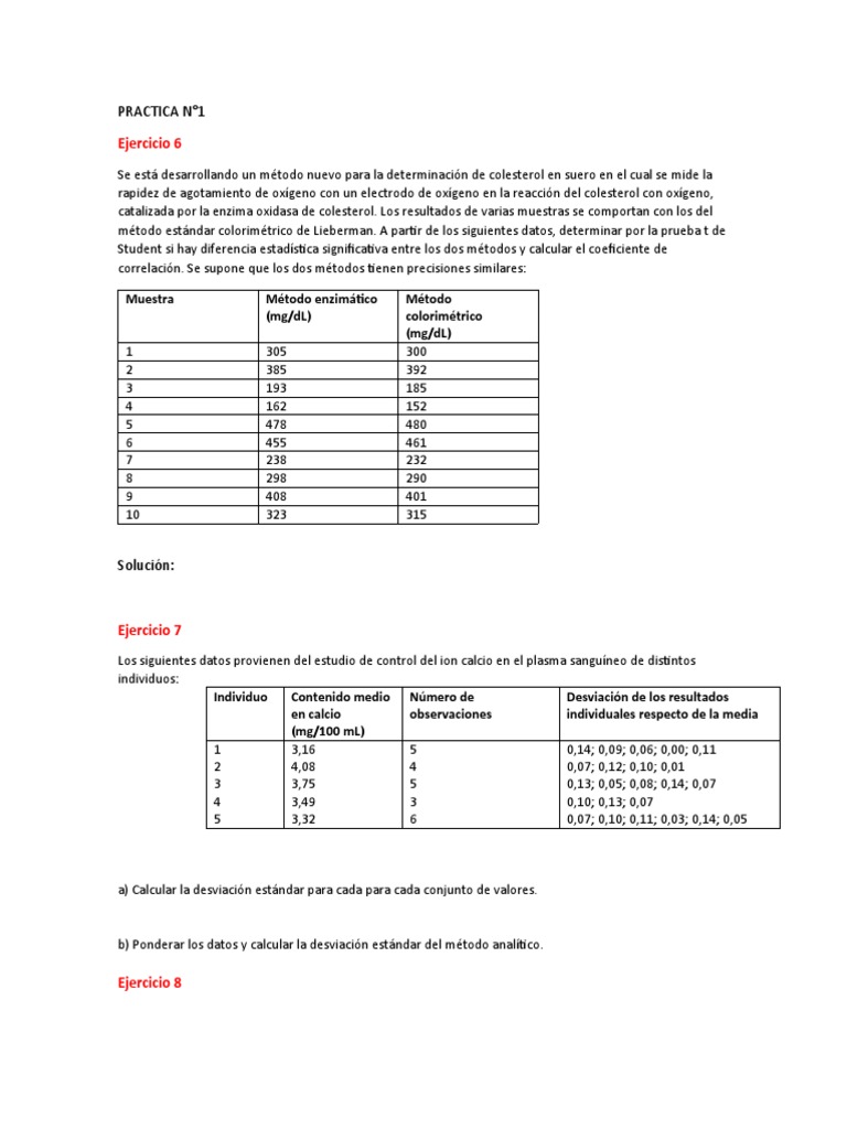 Practica N1 | PDF | Error estándar | Teoría de la estimación