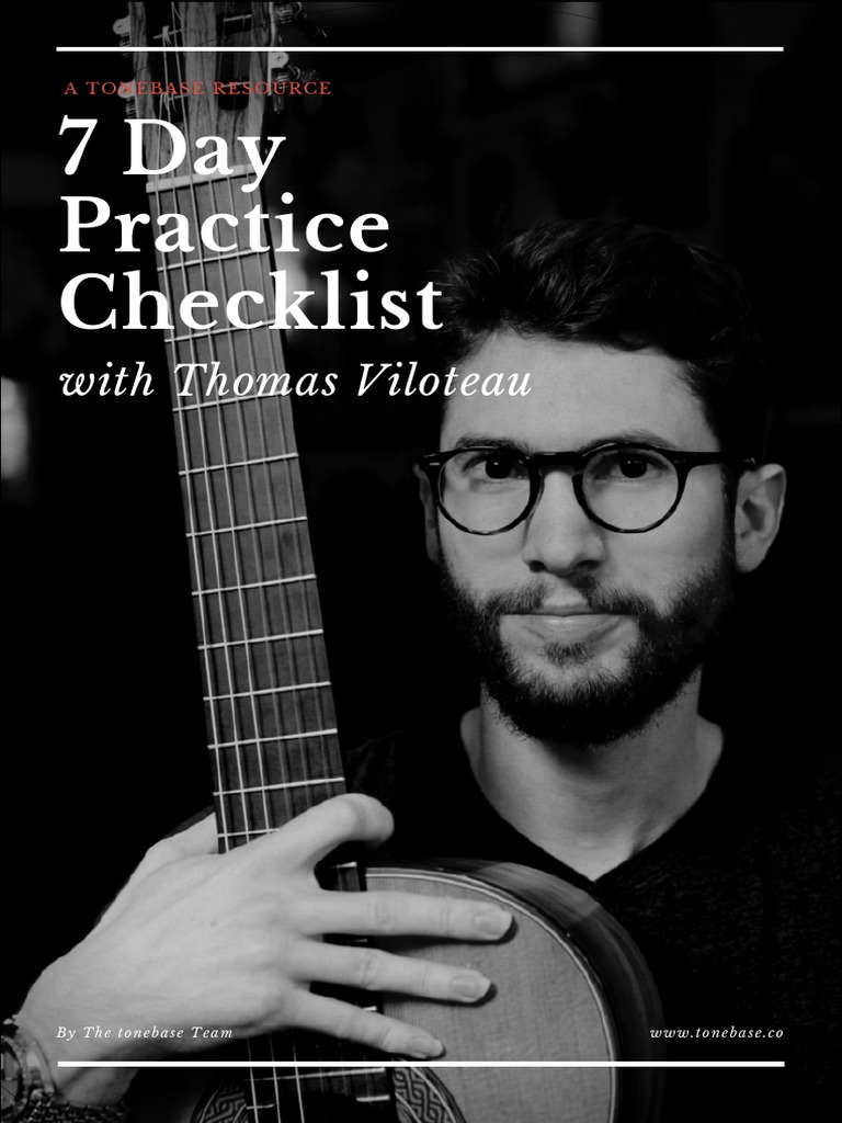 7 Day Practice Checklist: With Thomas Viloteau | PDF | Memory ...